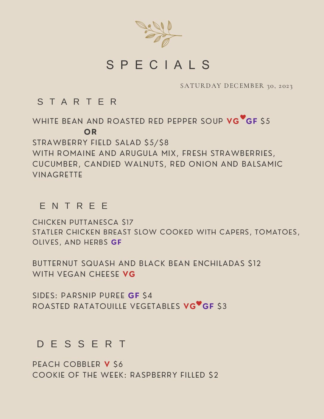 NewBridge on The Charles | Centro Daily Specials